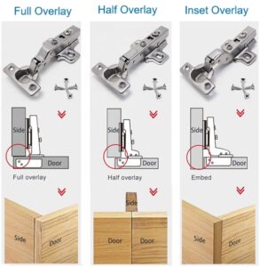 Overlay Hinges - Complete Guide To Overlay, Auto, Cabinet Hinges