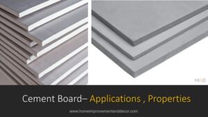 Cement Board - Types , Properties , Strength And Applications.